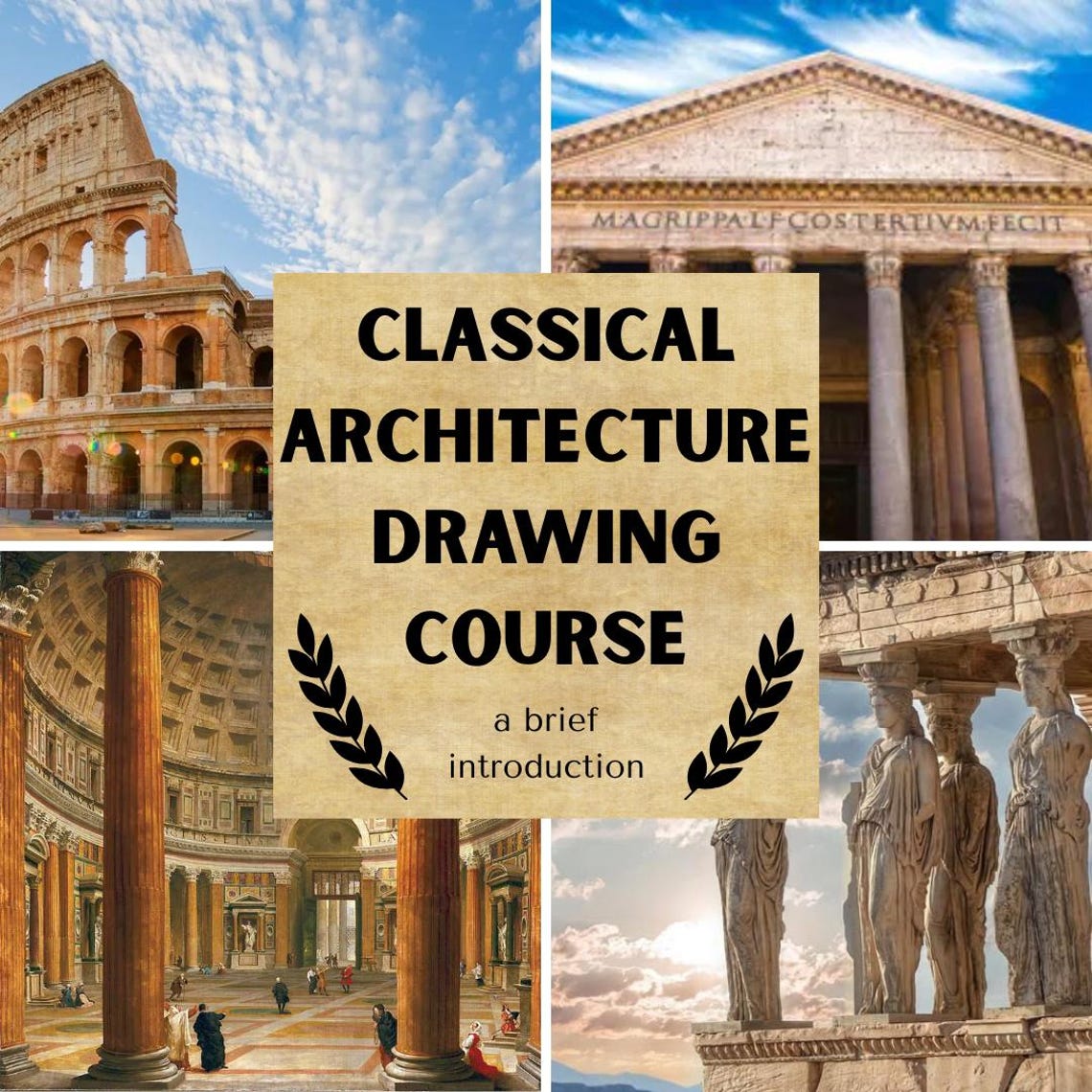 How to Draw Classical Architecture – Greek Doric Capital Step-by-step ...