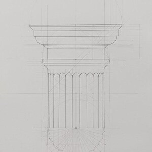 How to Draw Classical Architecture – Greek Doric Capital Step-by-step ...