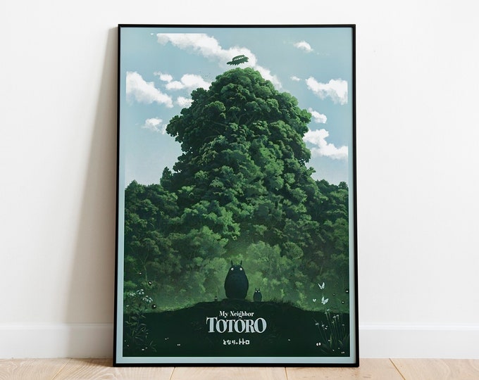 Baby Totoro Print - Etsy