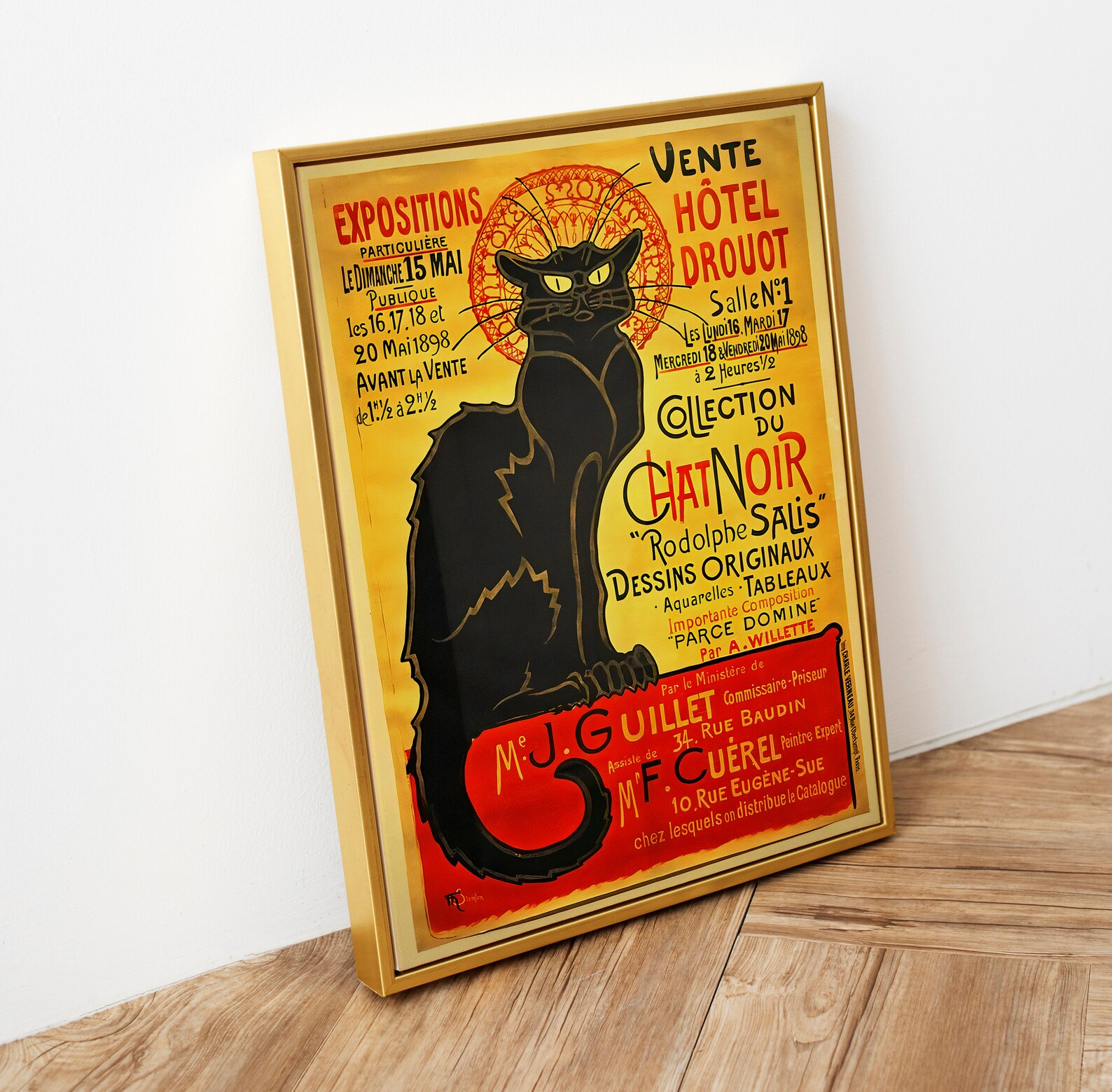 Rodolphe Salis Le Chat Noir Poster Tournee Du Chat Noir - Etsy