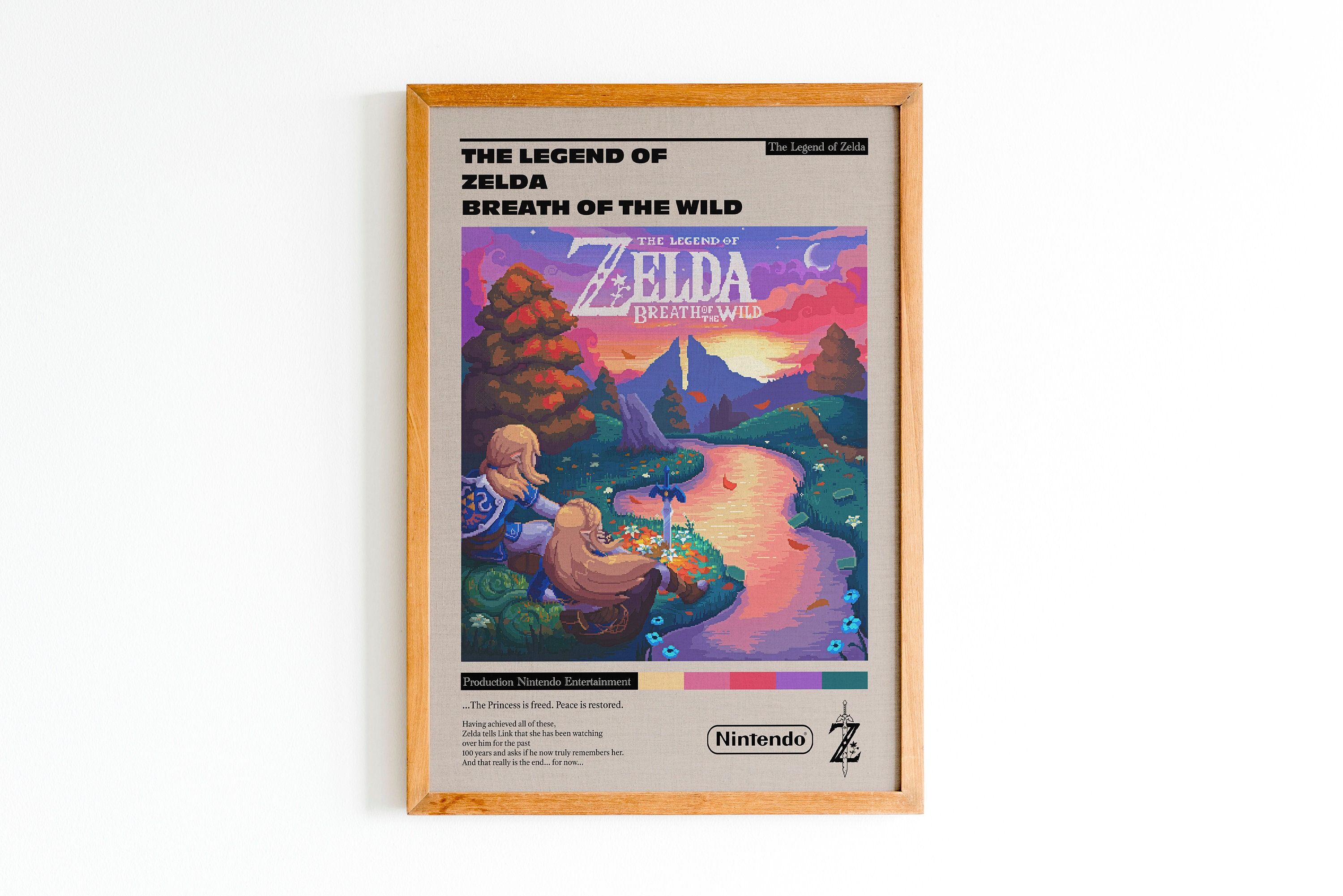 The Legend Of Zelda : Breath Of The Wild Poster Designed & Sold By ...