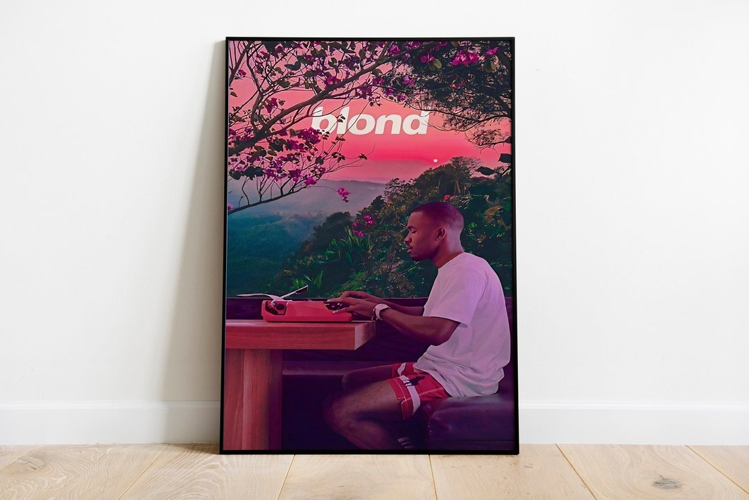 Frank Ocean Poster - Frank Ocean Blonde - Wall Decor - Blonde Album ...