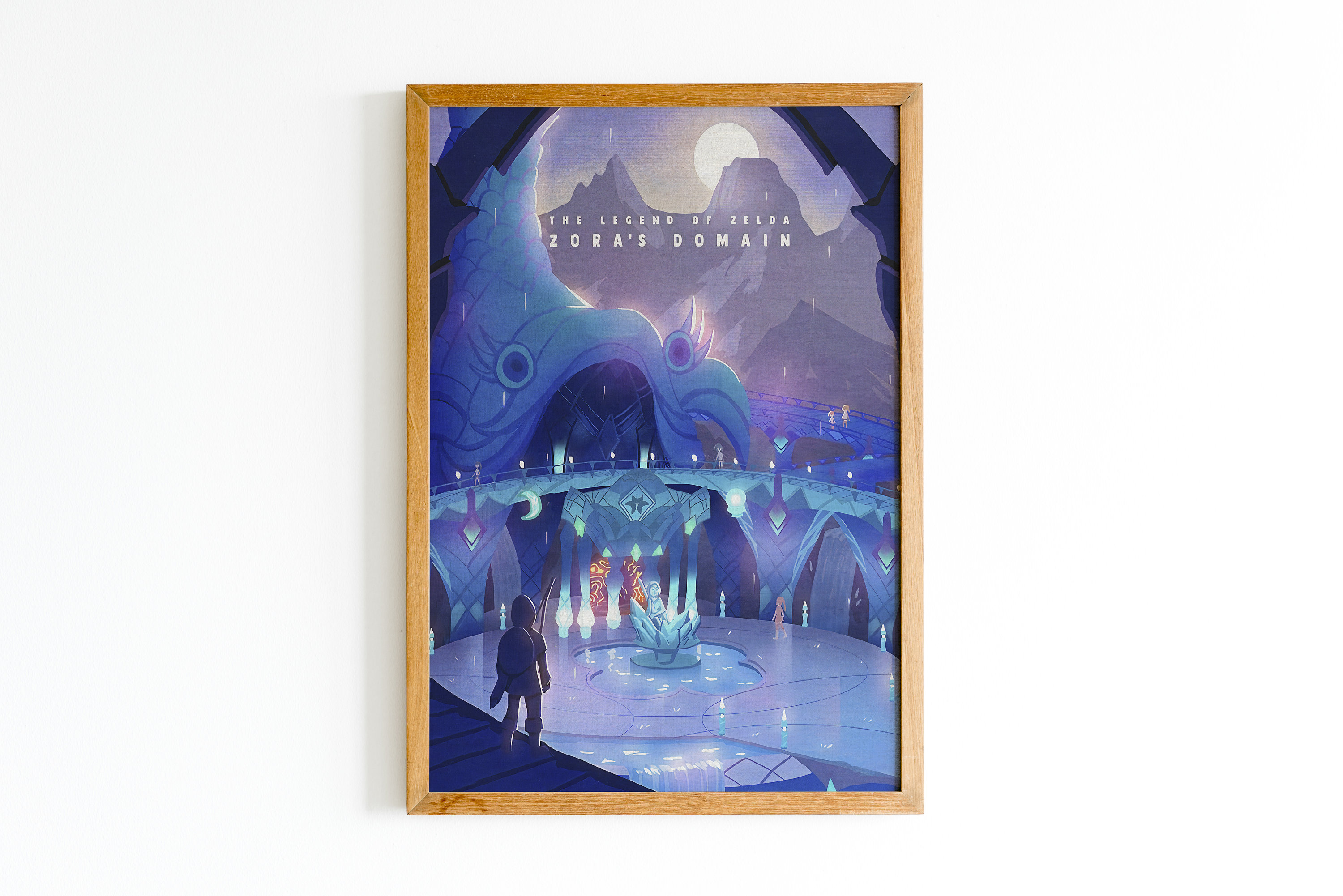 The Legend of Zelda Zora's Poster by Iram Shahzadi | Printblur