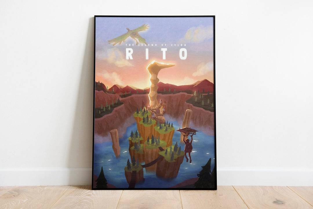 The Legend of Zelda Rito Travel Posters - the Legend of Zelda Art Print ...