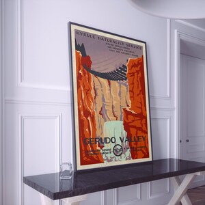 The Legend of Zelda Hyrule Gerudo Valley Poster - Zelda Art Print ...