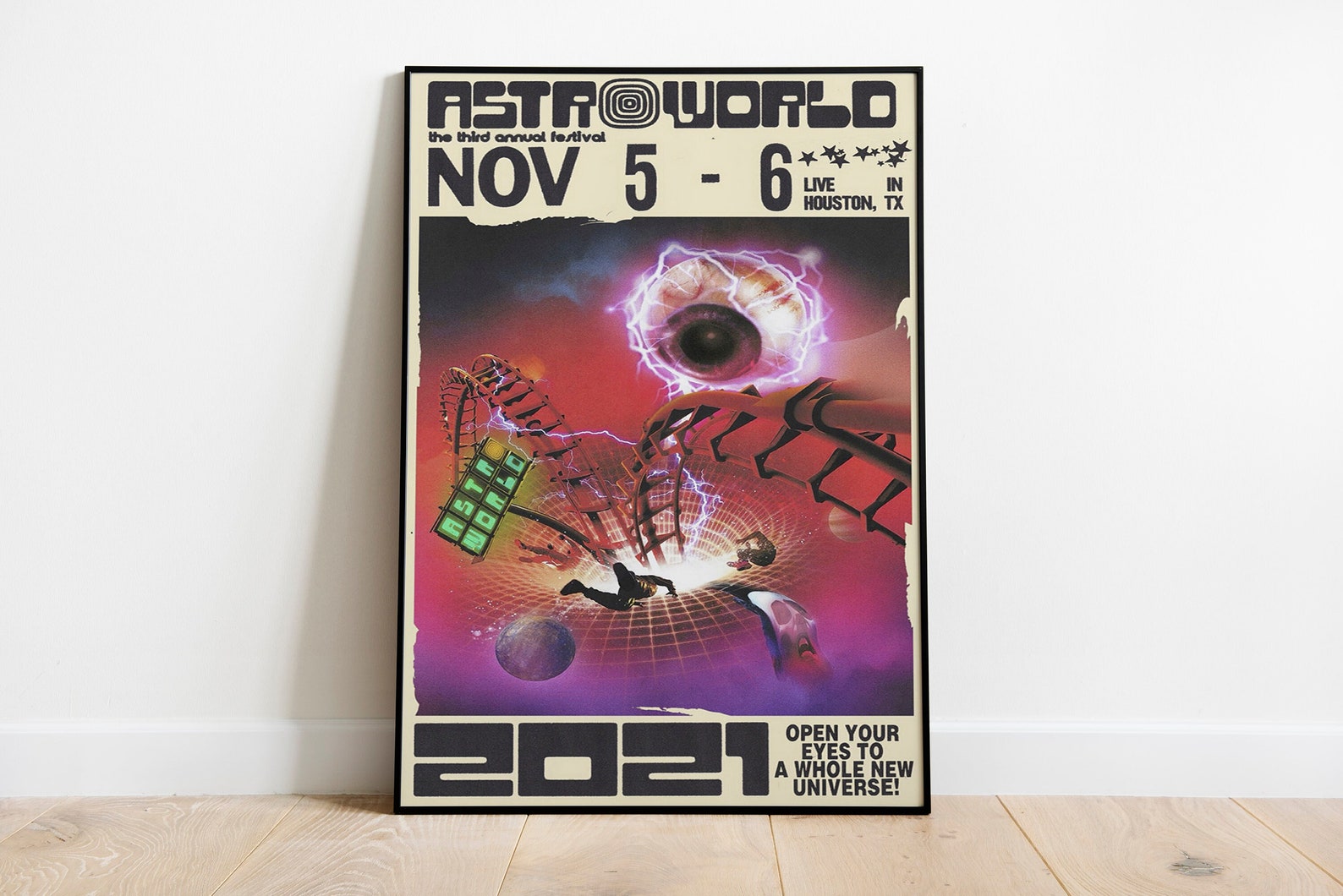 Astroworld Poster Travis Scott Poster Hip Hop Wall Art Travis Scott ...
