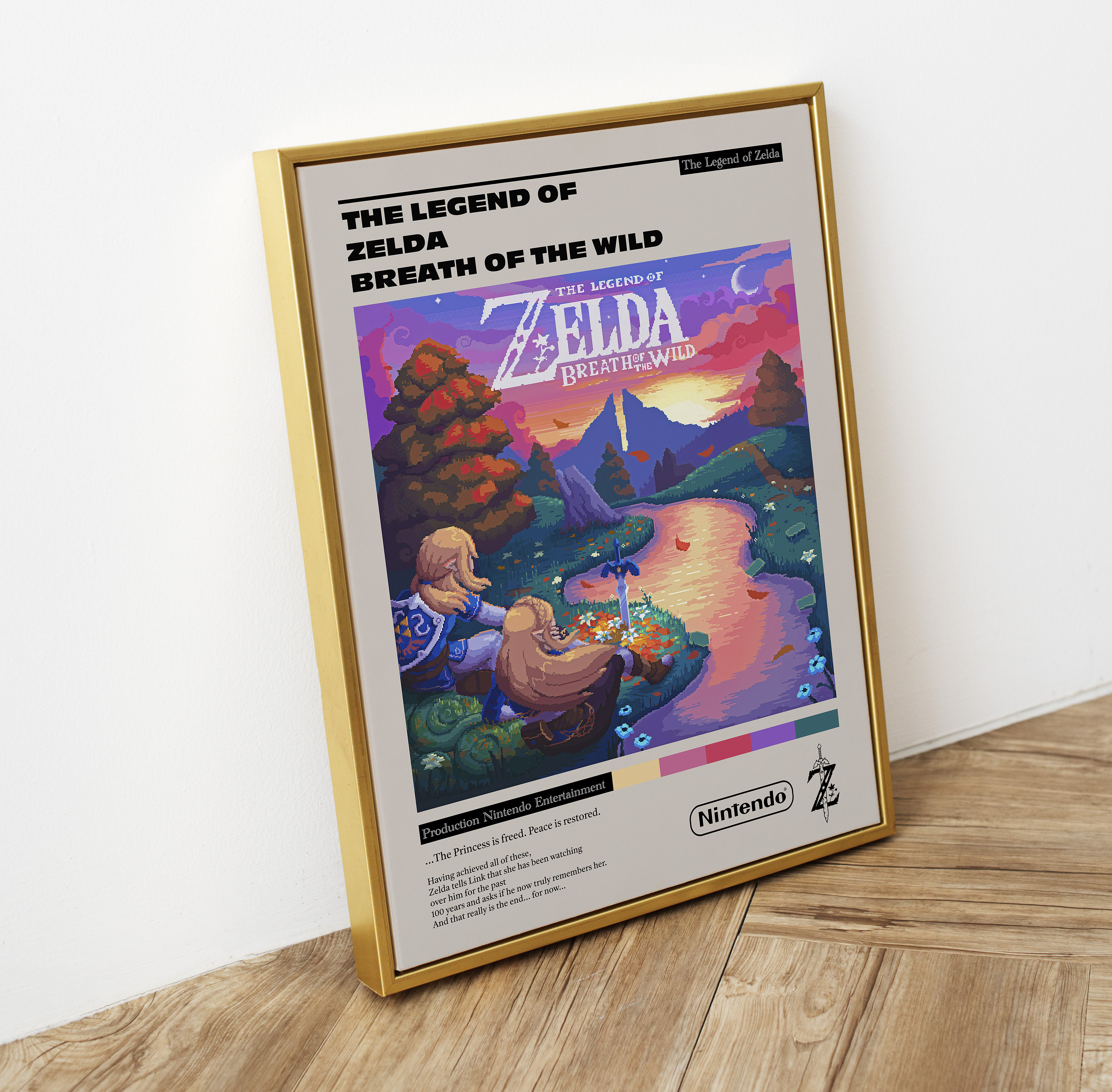 The Legend Of Zelda : Breath Of The Wild Poster Designed & Sold By ...