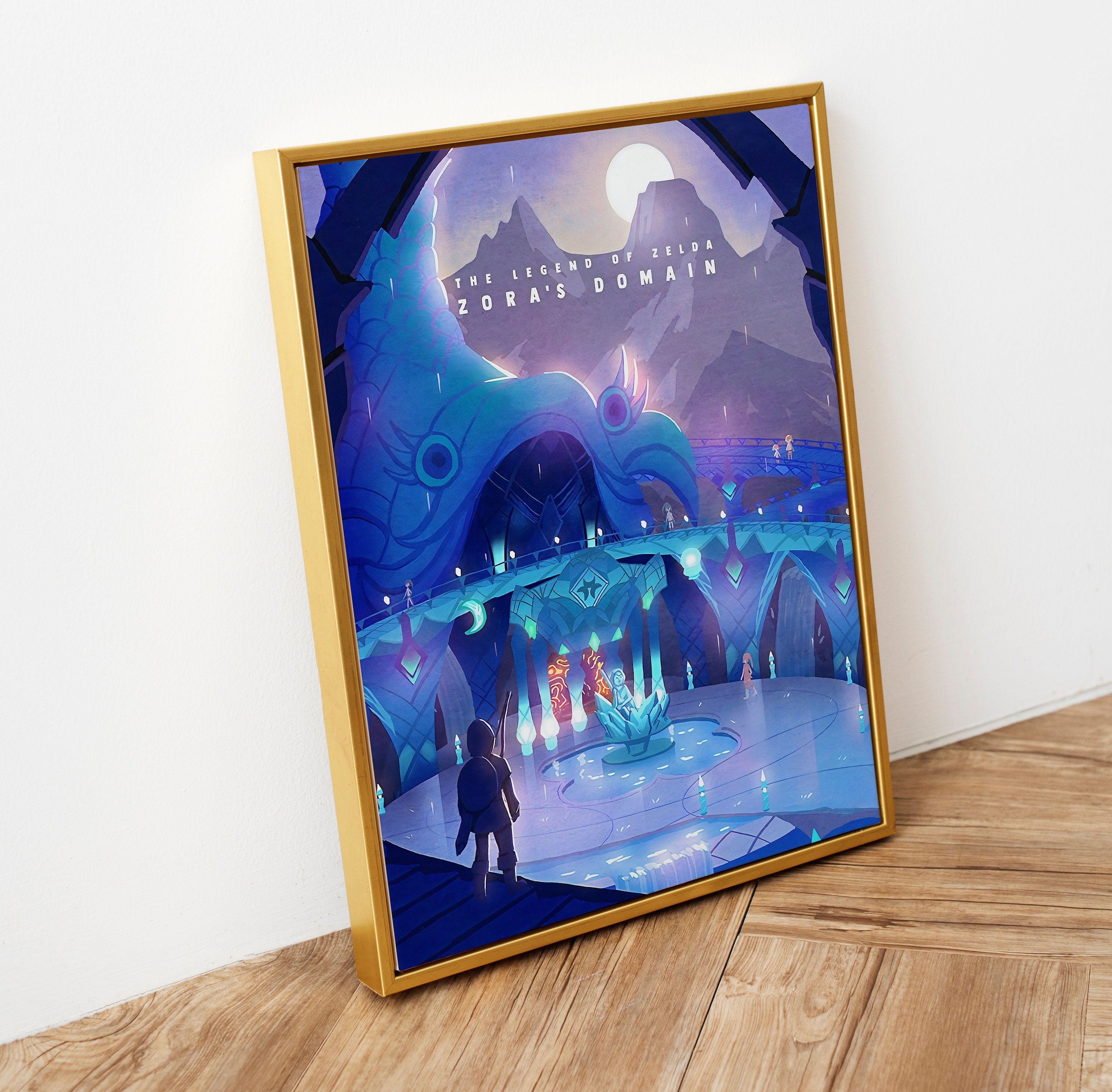 The Legend of Zelda Zora's Poster by Iram Shahzadi | Printblur