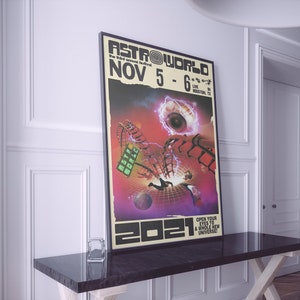 Astroworld Poster - Travis Scott Poster - Hip Hop Wall Art - Travis ...