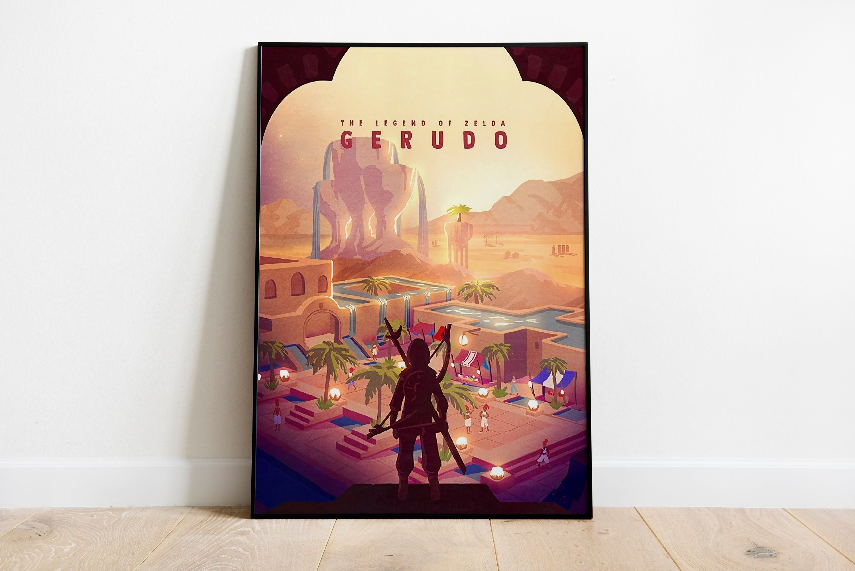 The Legend of Zelda Gerudo Travel Posters the Legend of - Etsy