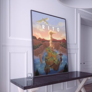 The Legend of Zelda Rito Travel Posters - the Legend of Zelda Art Print ...