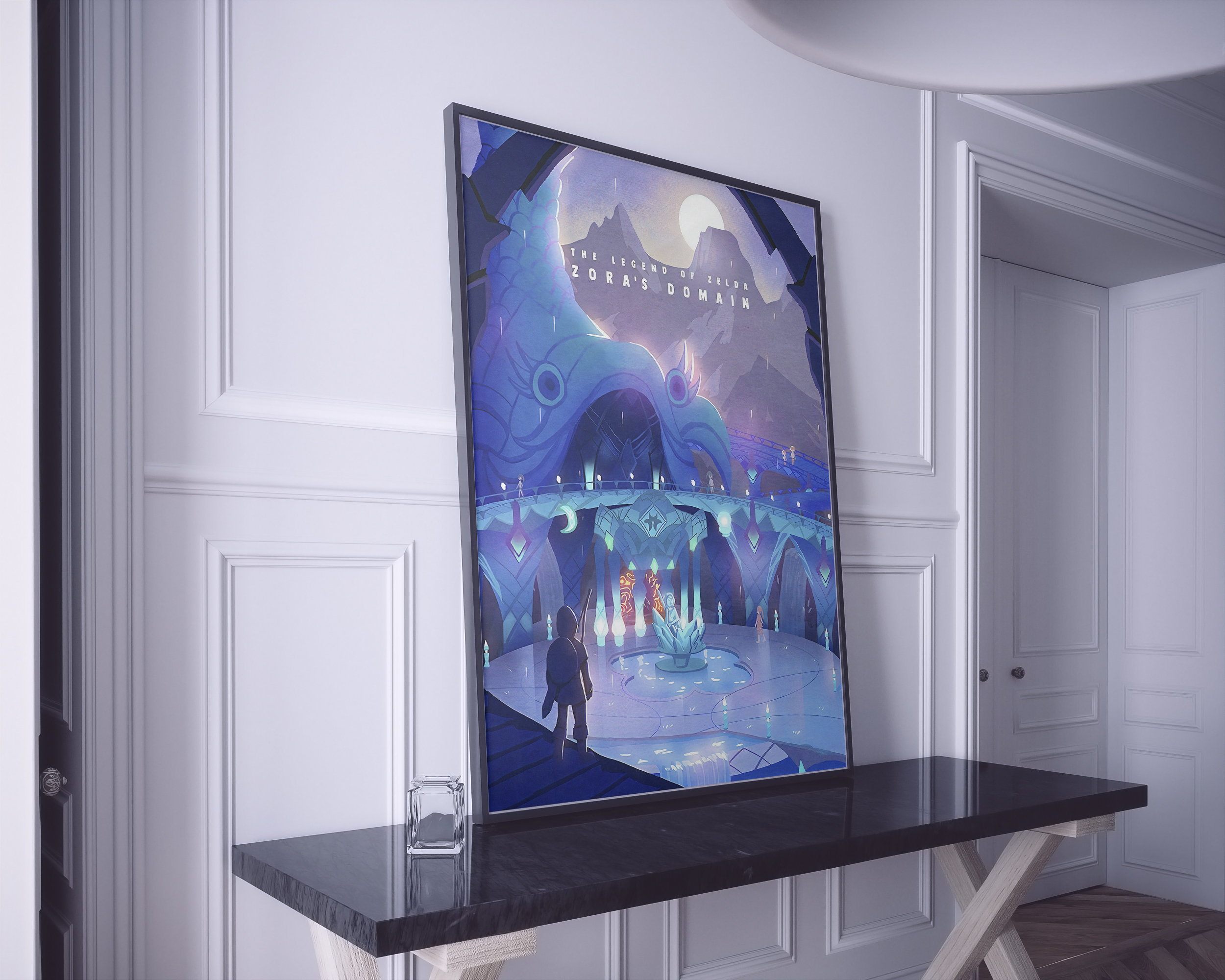 The Legend of Zelda Zora's Poster by Iram Shahzadi | Printblur