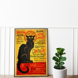 Rodolphe Salis Le Chat Noir Poster Tournee Du Chat Noir Poster: Vintage ...