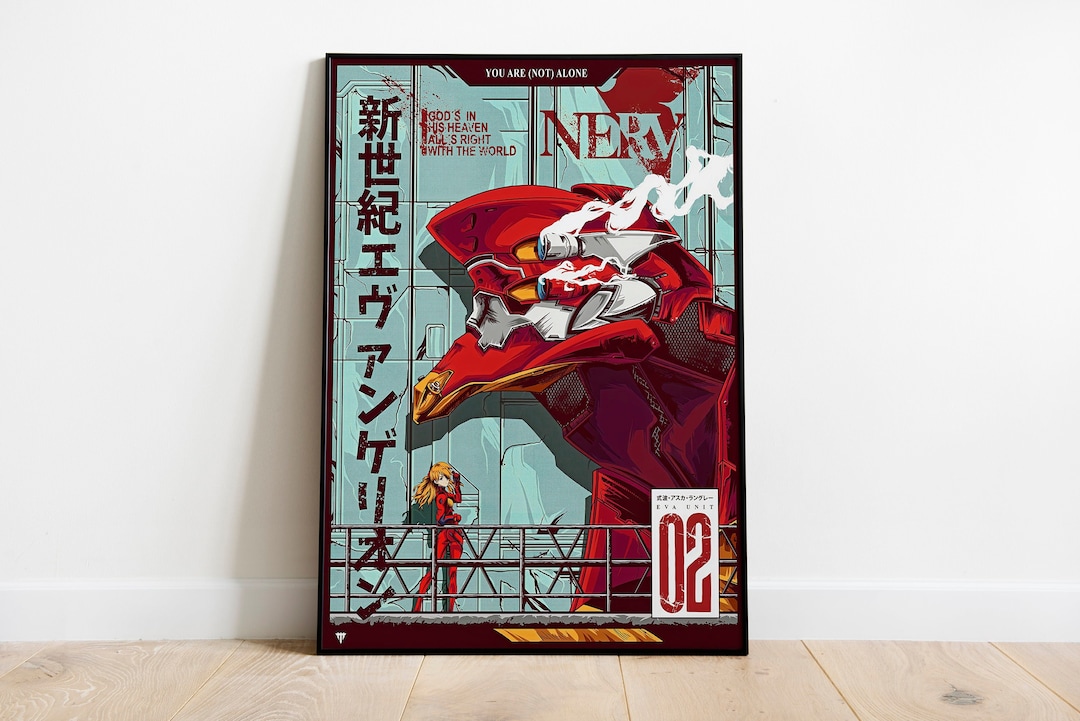 Neon Genesis Evangelion Poster - Anime Home Decor Neon Genesis ...