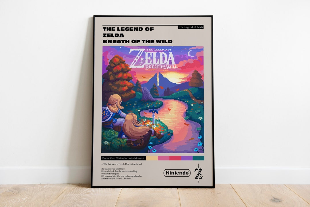 The Legend of Zelda : Breath of the Wild Inspired Poster - the Legend ...