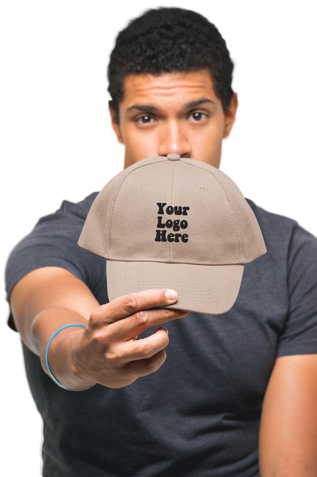 Custom Embroidered Cap, Personalized Logo Hat, Your Logo Cap, One Size ...