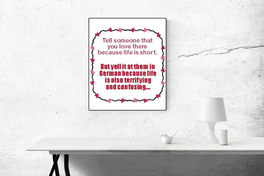 Love in German - Etsy