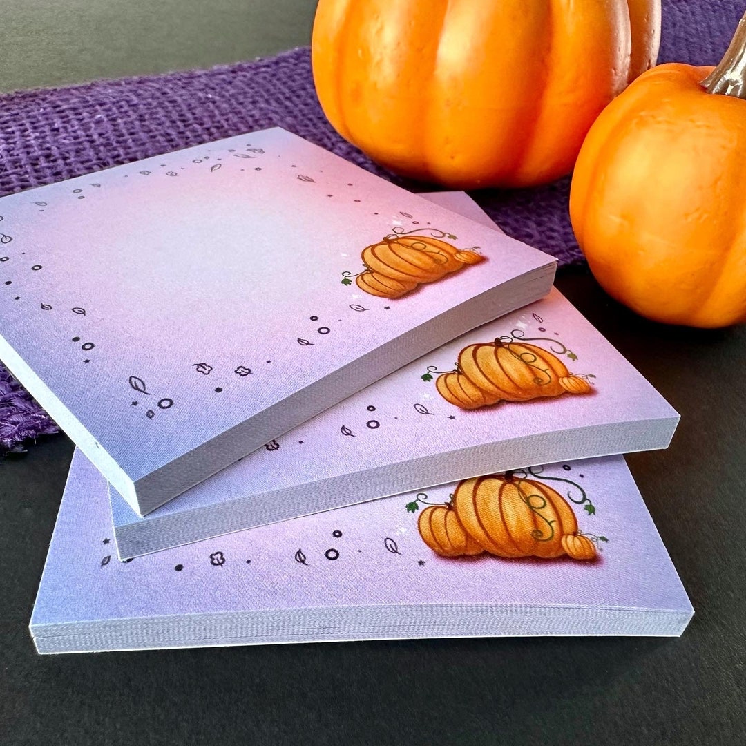 Citrouille Violette - Notes Autocollantes | Post-it Colorés Et Collants ...