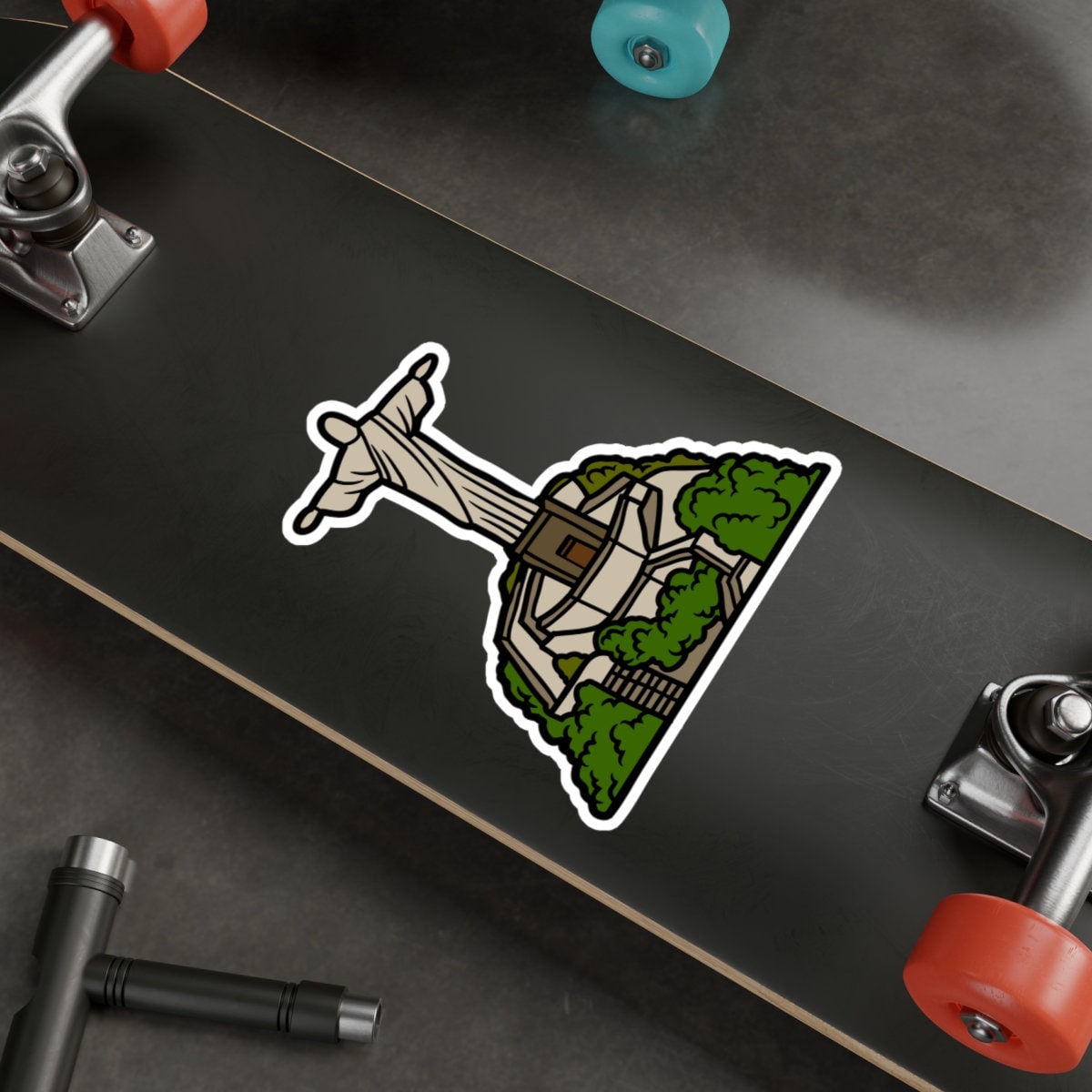 Rio De Janeiro Sticker, Cristo Redentor Adesivo, Brazil Sticker, Brazil ...