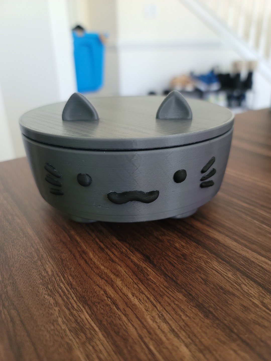 Kawaii Cat Jewelry Box With Legs Adorable 3D Printed Jewelry, Treasure ...