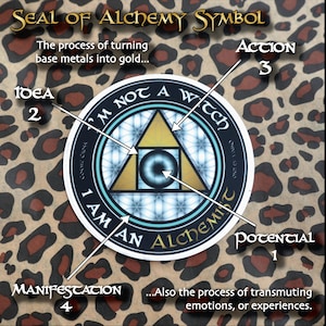 3"x3" Seal of Alchemy Symbol Decal Sticker - Etsy