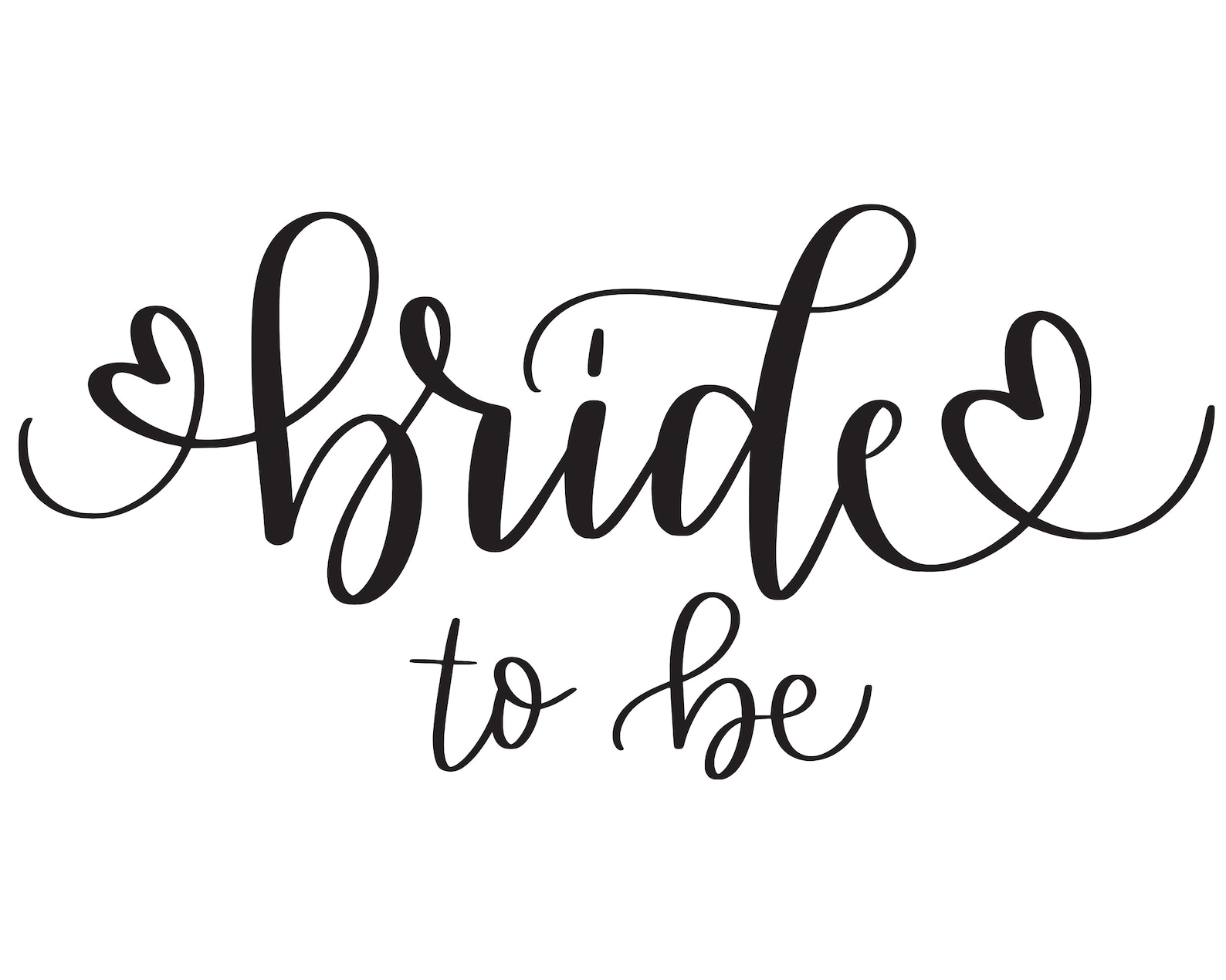 Bride to Be SVG • Clip Art Cut File Silhouette • CNC Laser Tshirt ...