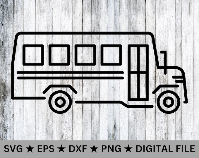 School Bus Driver Cut File for Silhouette and Cricut, School Bus Svg ...