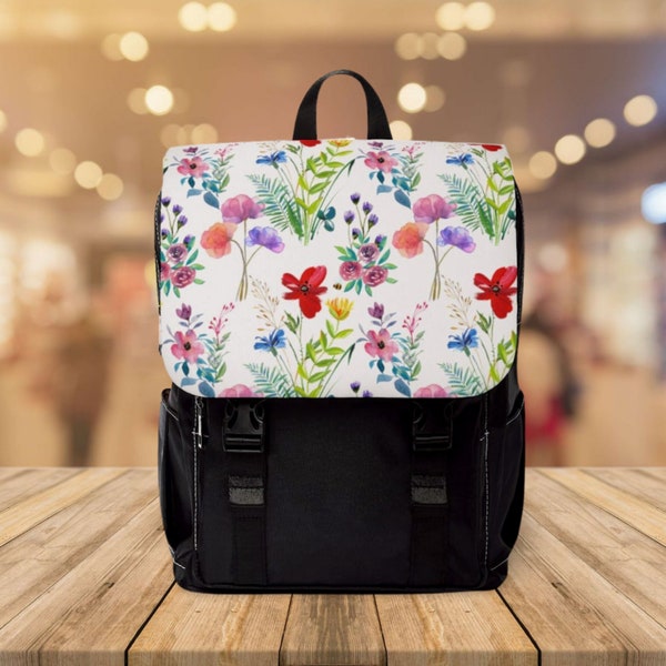 Floral Backpack - Etsy