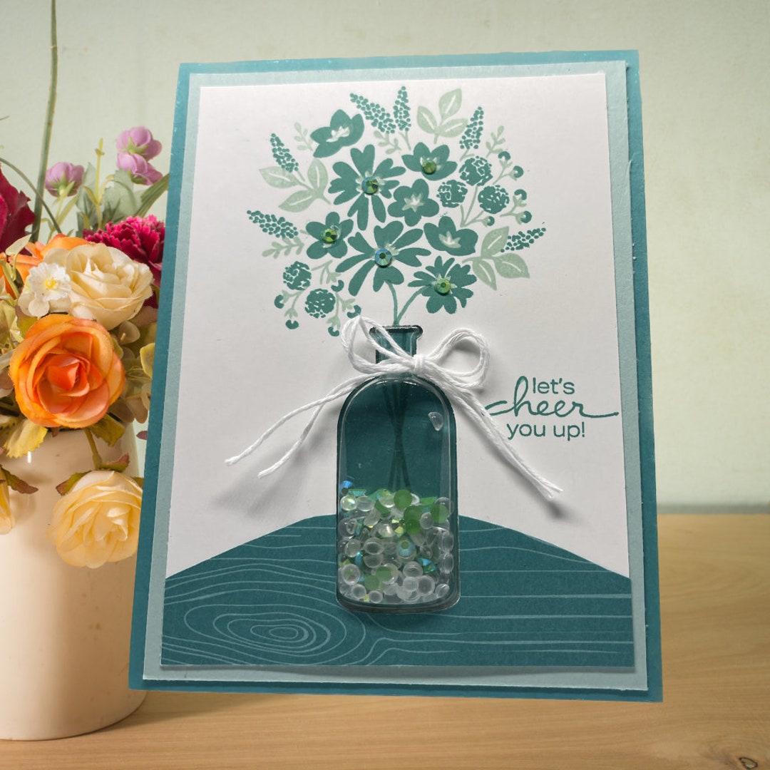 Cheer You up Card, Inspirational Greeting Card, Handmade Encouragement ...