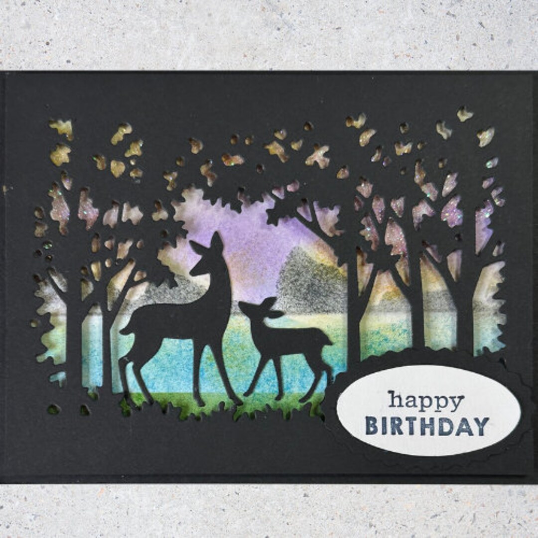 Deer Birthday Card , Great Manly Card, Masculine Card, Nature Lovers - Etsy