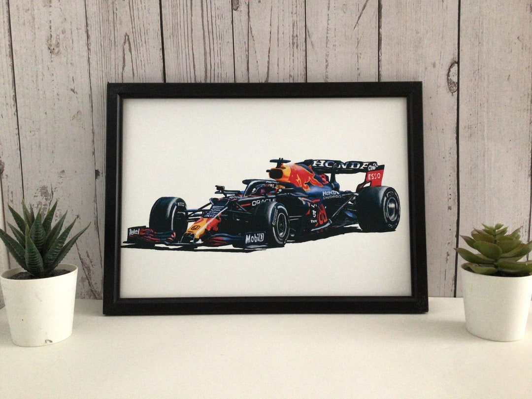 Red Bull RB16B Formula 1 Car Print. Perfect Gift for Any - Etsy