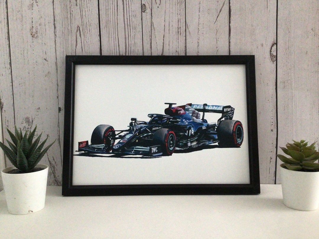 Mercedes W12 Formula 1 Car Print. Perfect Gift for Any Formula 1 Fan ...
