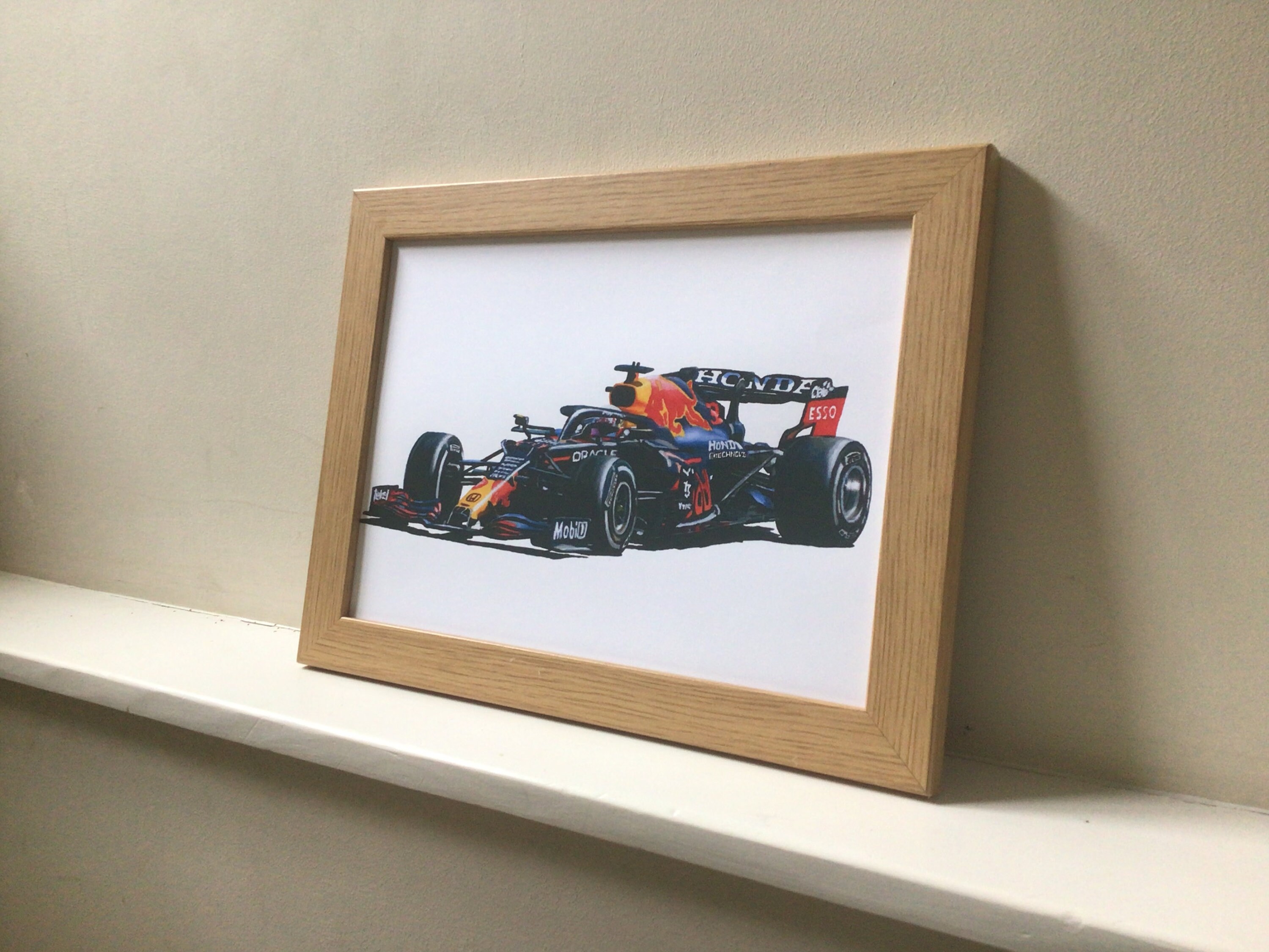 Red Bull RB16B Formula 1 Car Print. Perfect Gift for Any - Etsy
