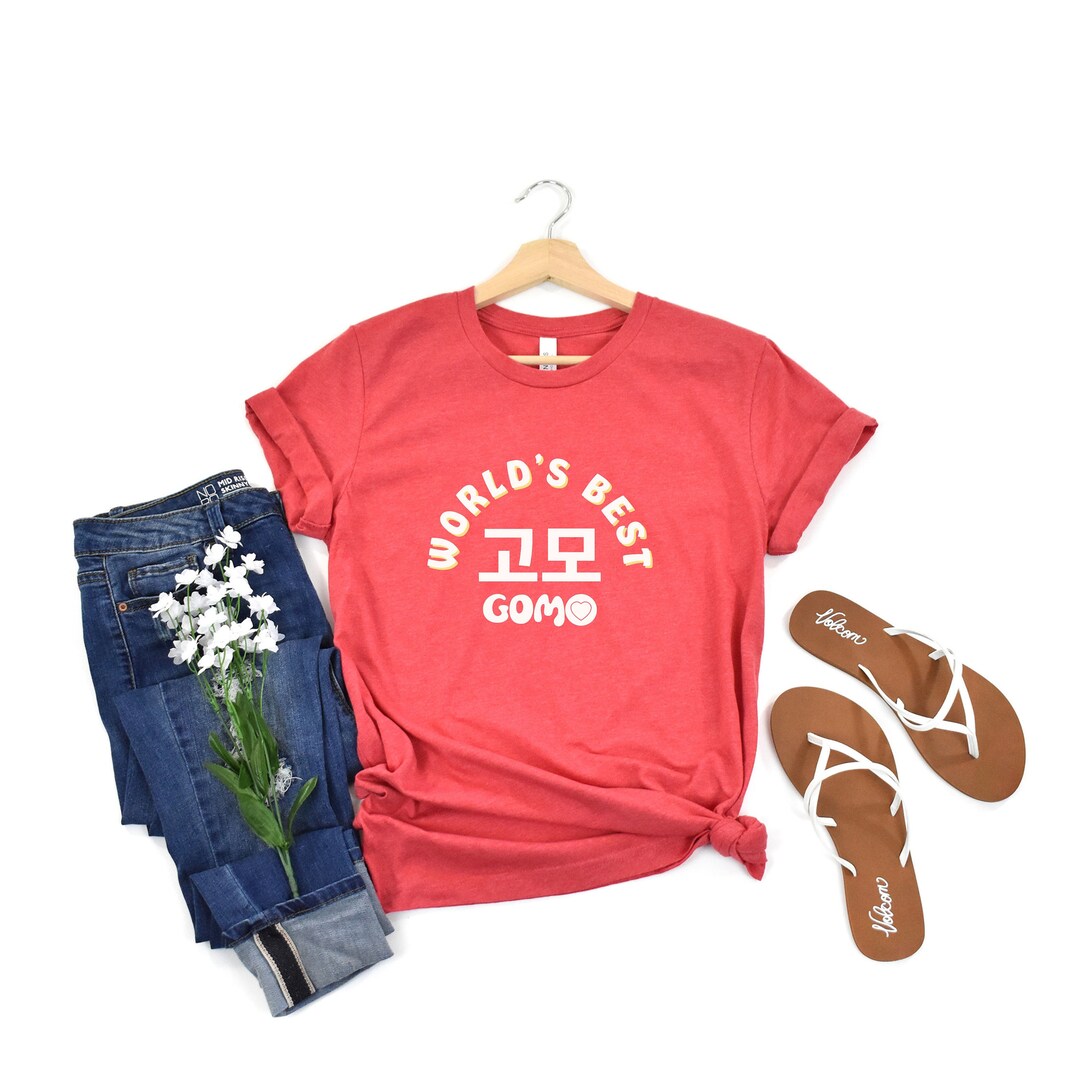 World's Best Korean Auntie Gomo Shirt - Etsy