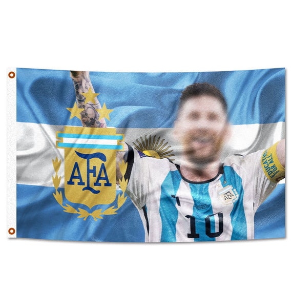 Argentina Messi Flag Hd