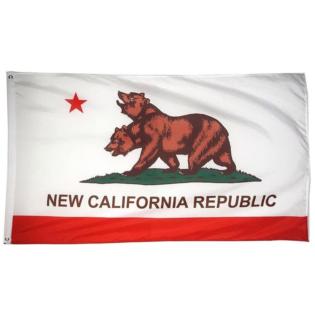 New California Republic Flag Banner Ncr Flag Flag Banner - Etsy