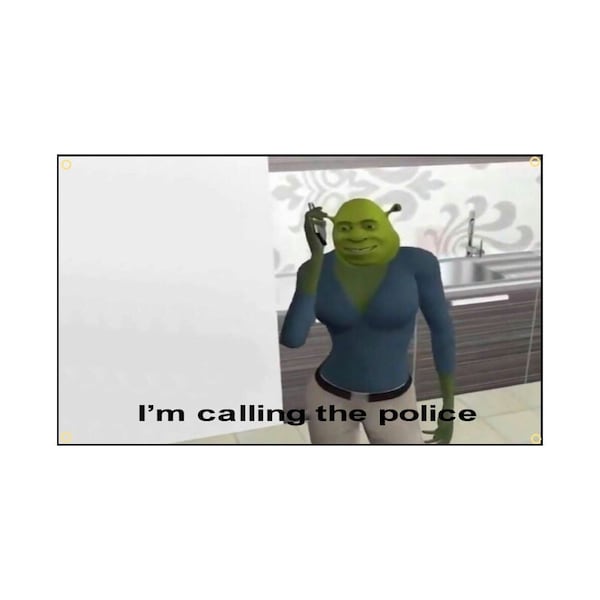 Shrek Cartoon Flag - Etsy