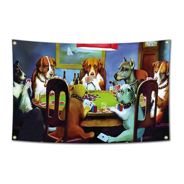 Dogs Playing Poker - Etsy