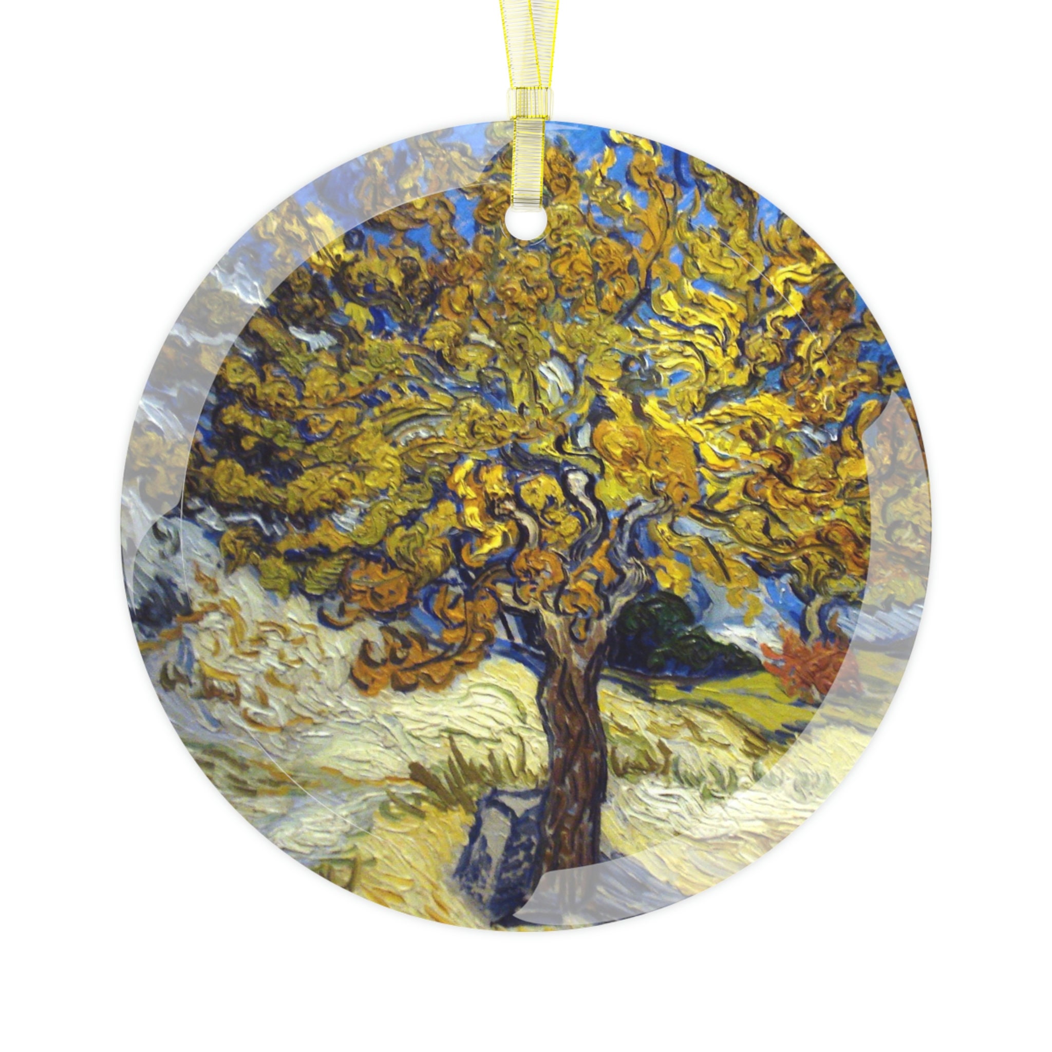 Unique Vincent Van Gogh Glass Christmas Ornament of the Mulberry Tree ...