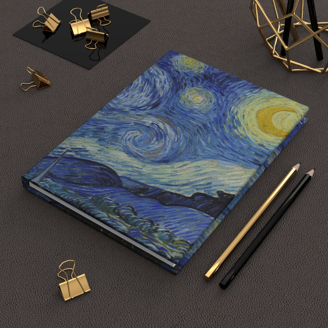 Van Gogh Starry Night Hardcover Journal Matte Van Gogh the Starry Night ...
