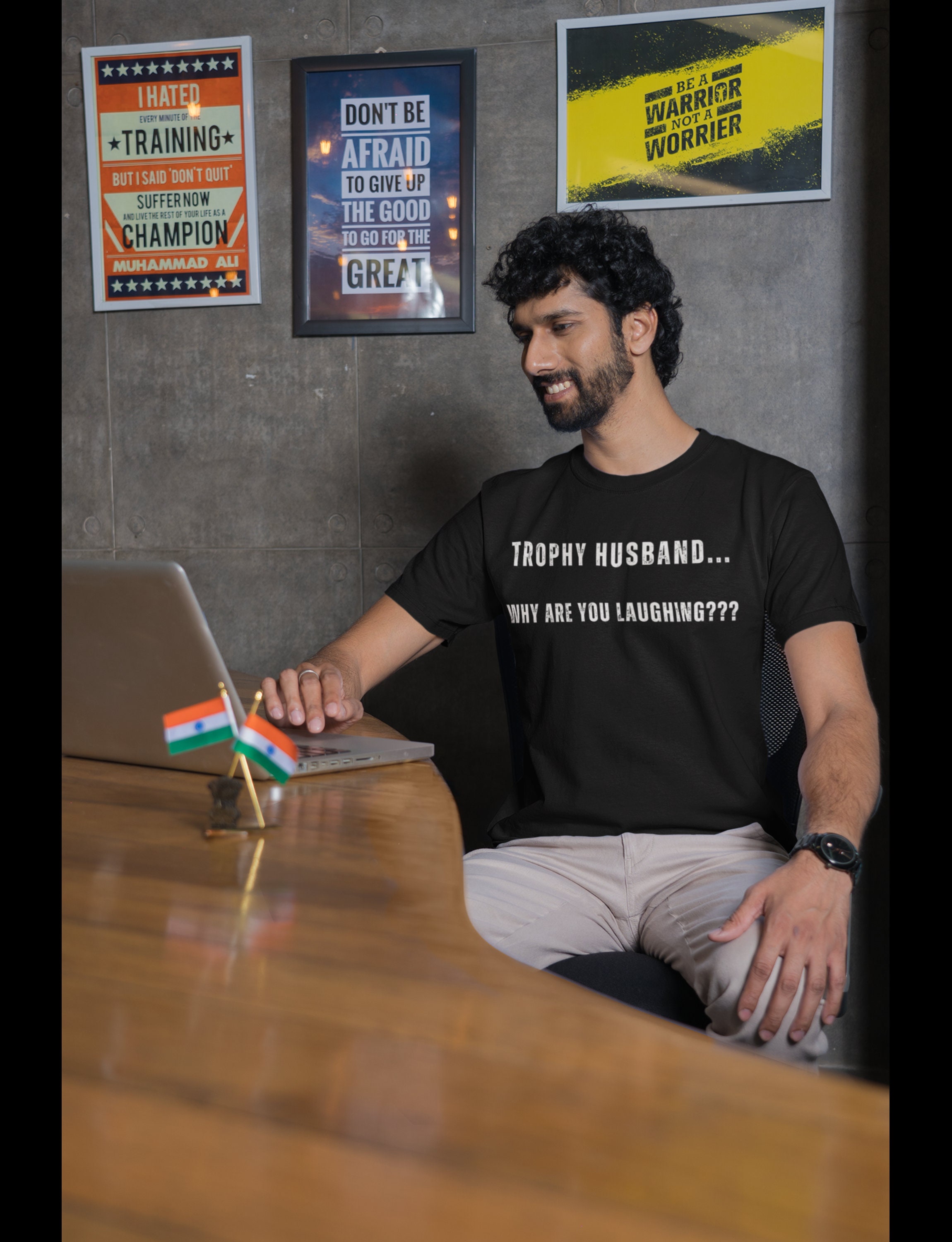 Funny and Sarcastic Trophy Husband Men's T-shirt - Etsy