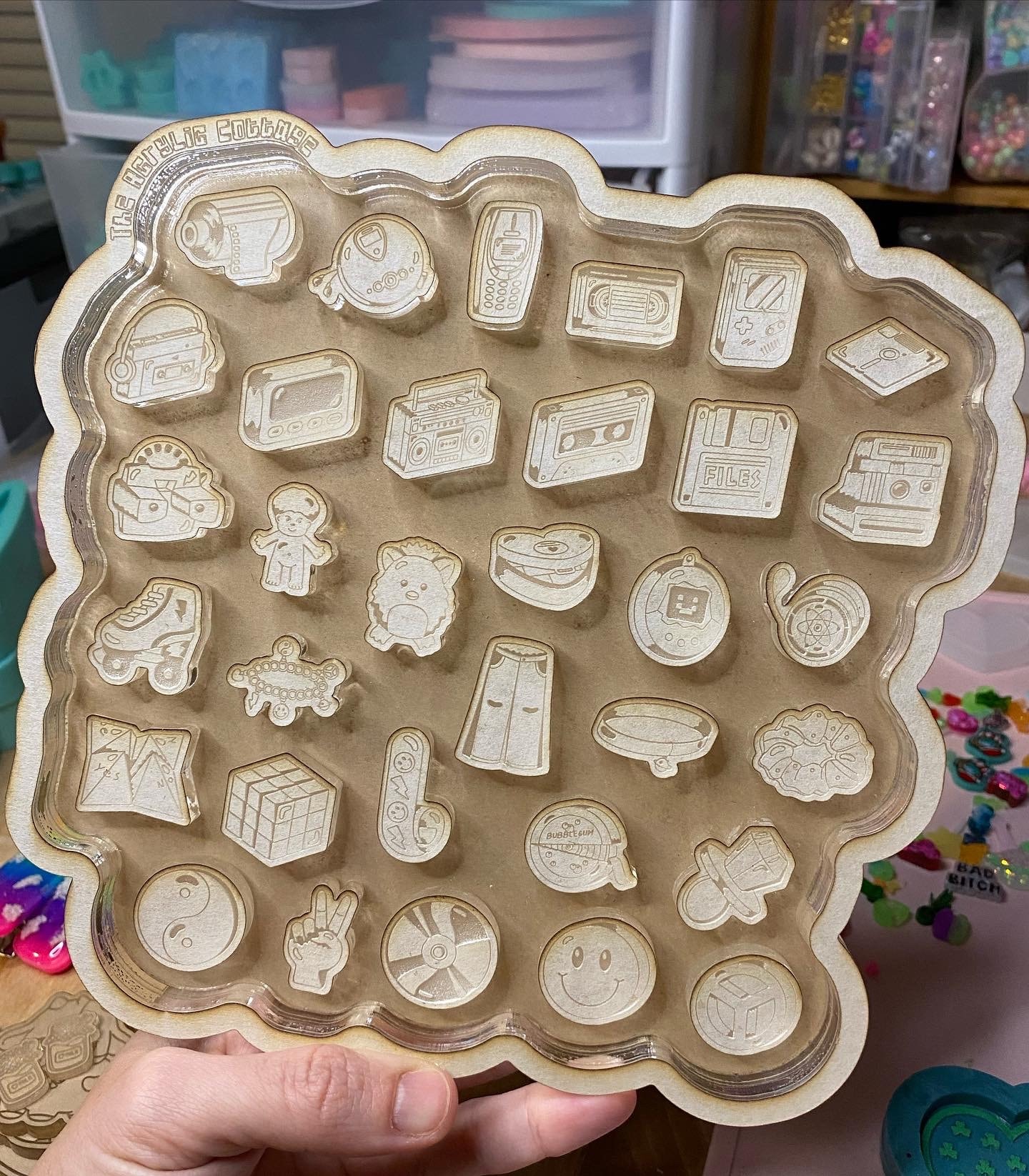90’s Charm Palette Mold - Etsy