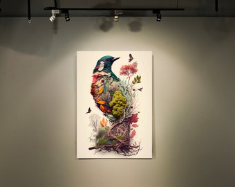 Grey Partridge Game Bird Wall Art Print Poster High Quality Archival ...