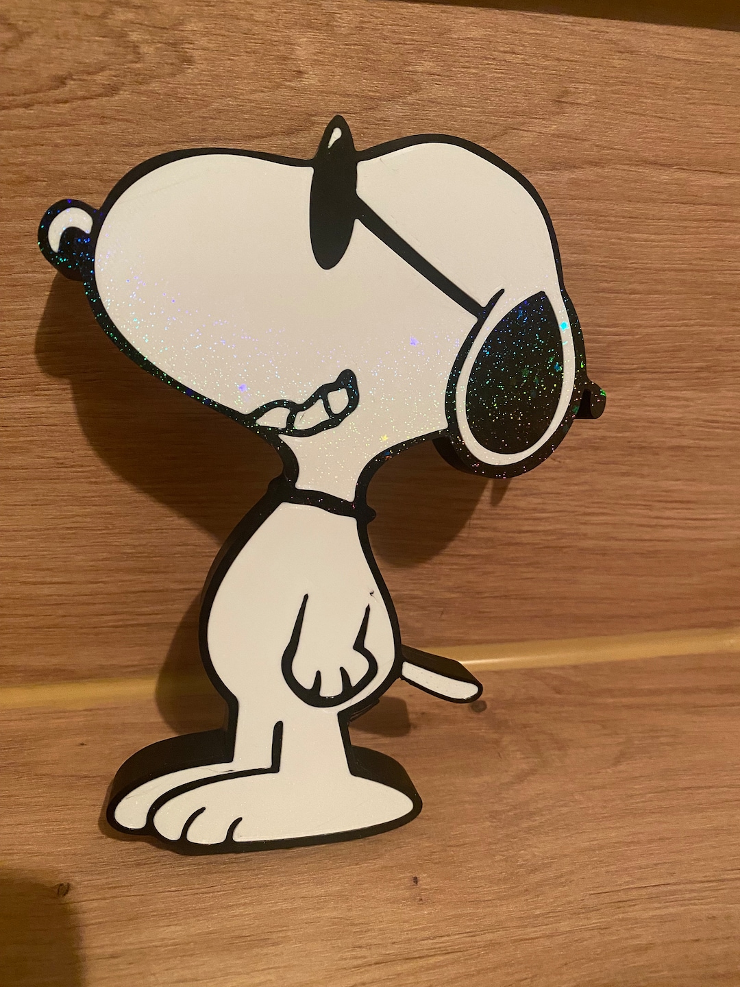 Line Art Peanuts Snoopy Grinning 3D Print Gift Idea for Snoopy Lovers ...