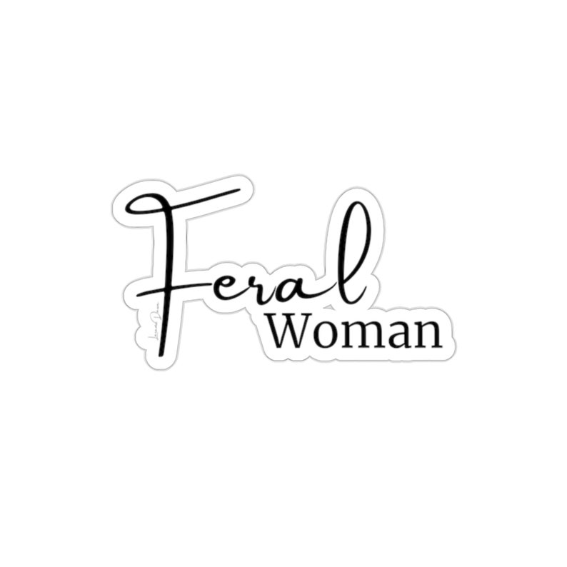 Feral Woman Sticker - Etsy