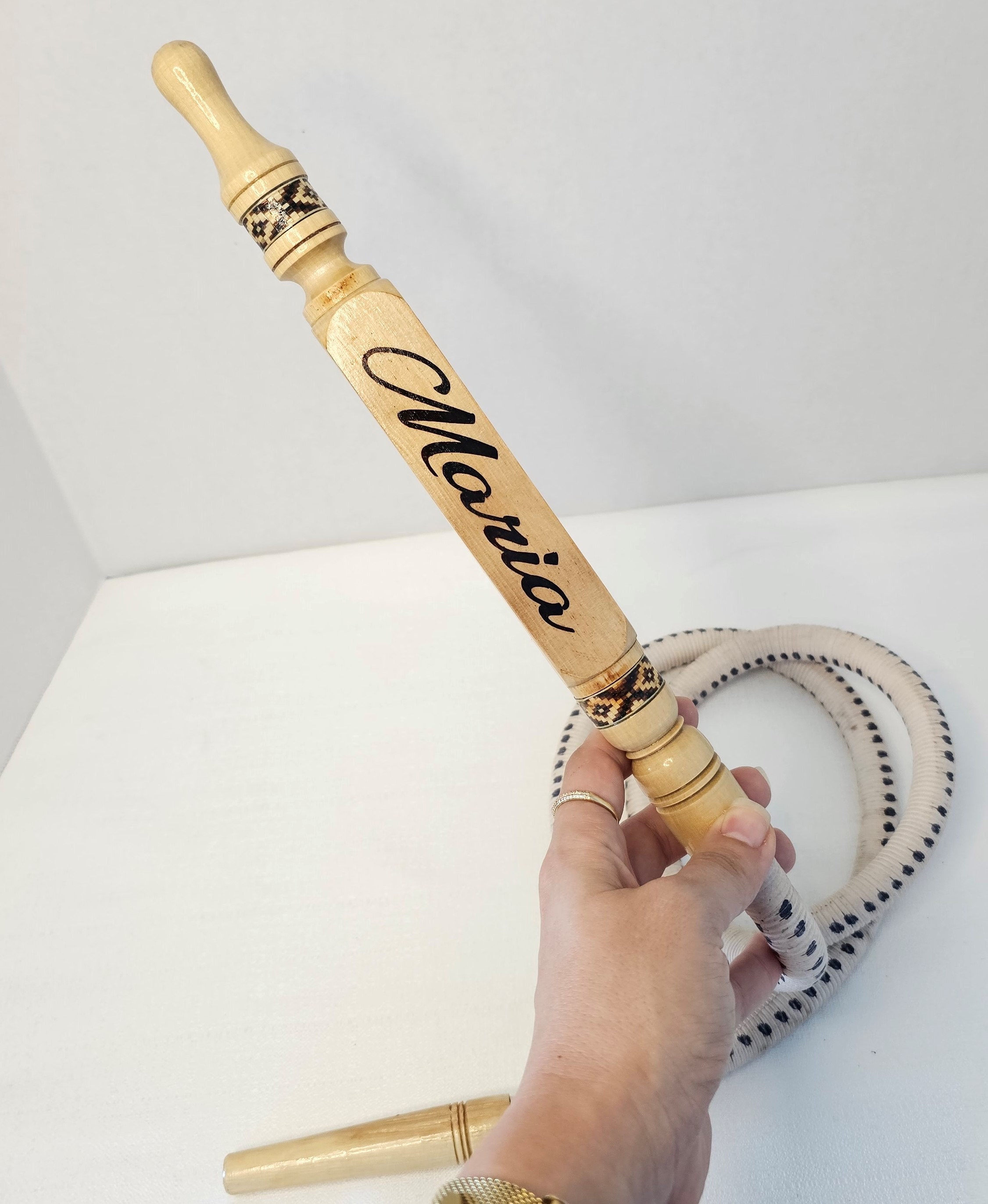 Shisha Hose Handmade Wood Hose , Hookah Nargile Gift Item Vape - Etsy