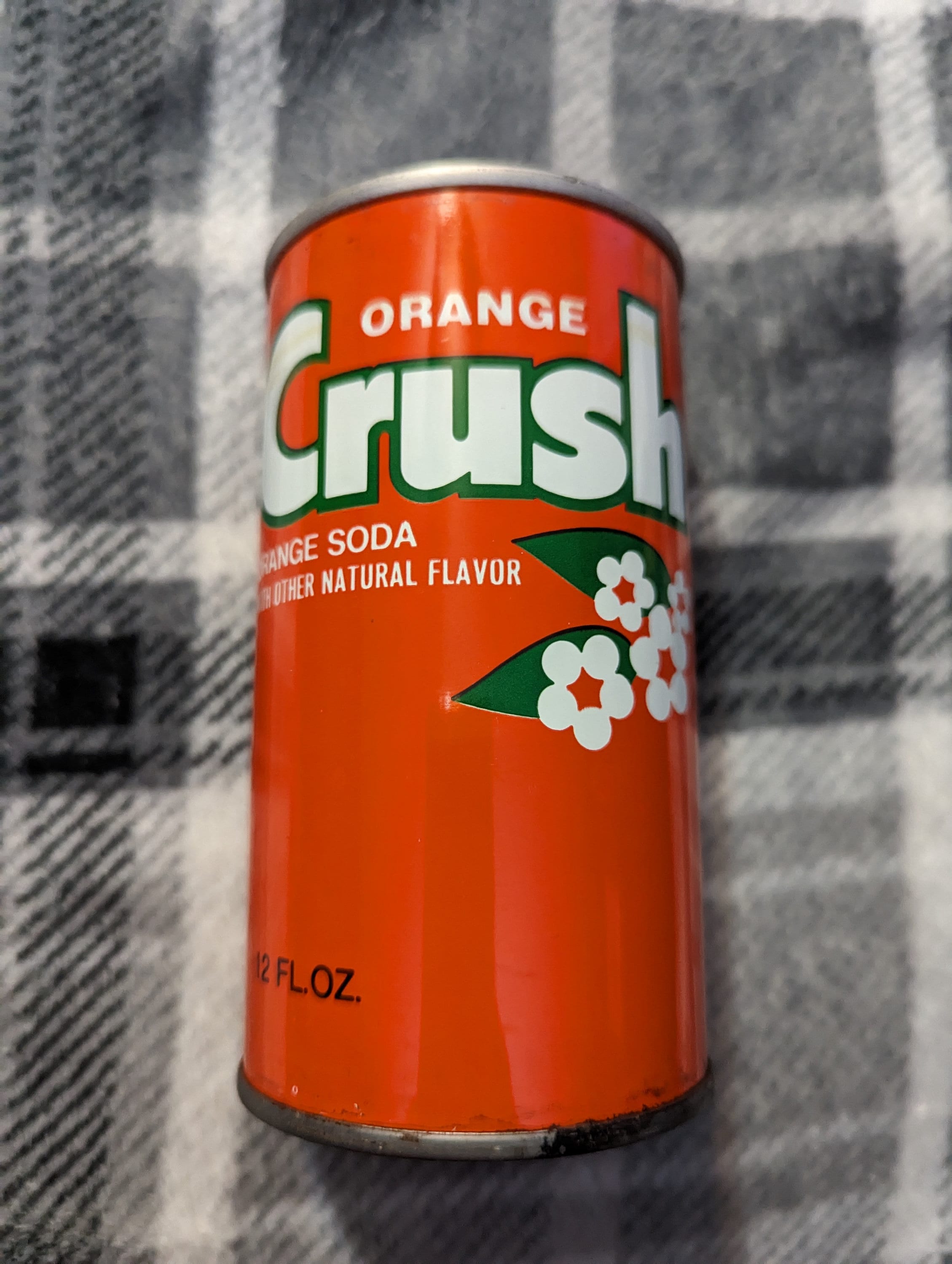 Vintage Orange Crush Can - Etsy