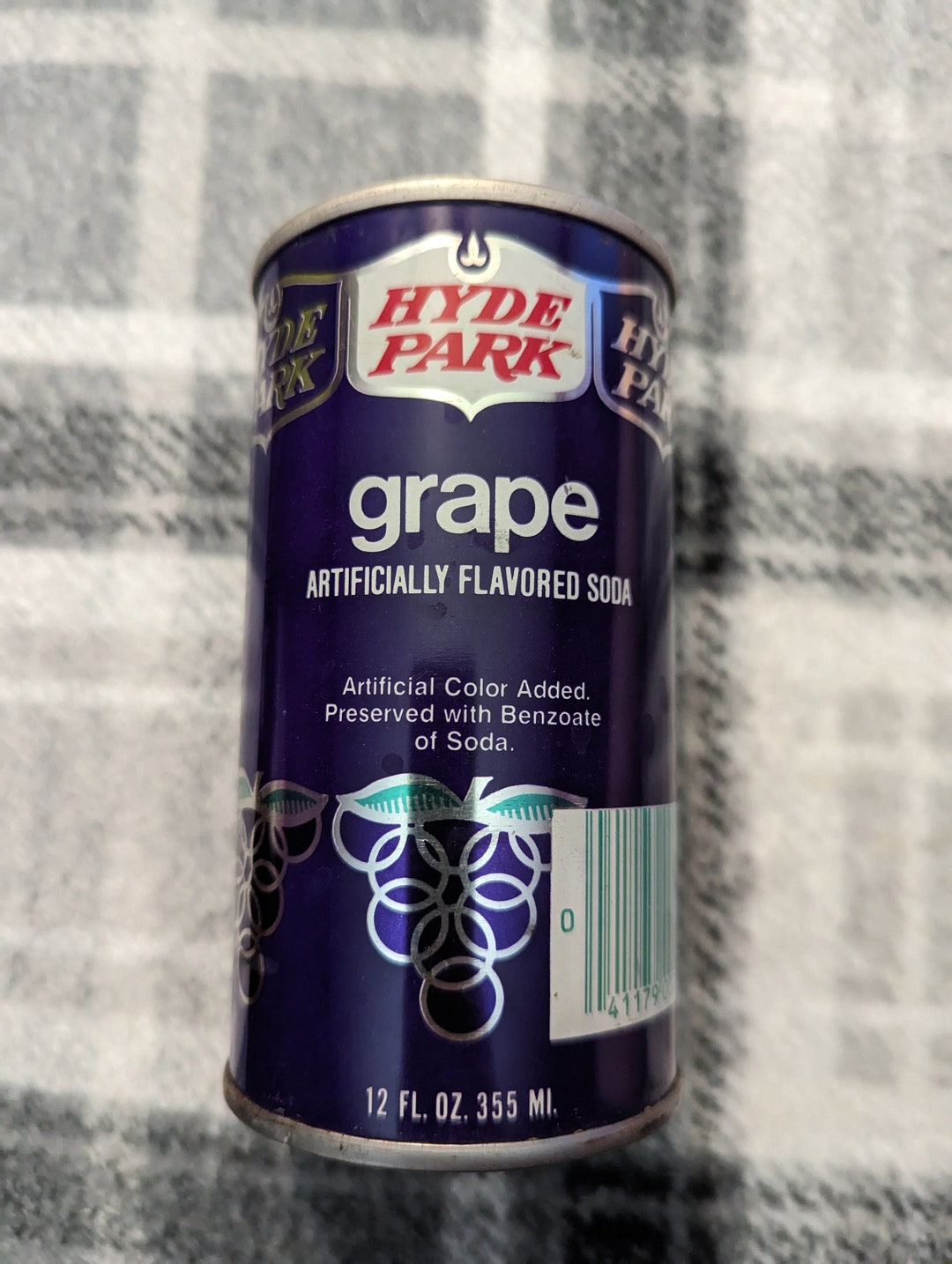 Hyde Park Grape Soda Can - Etsy