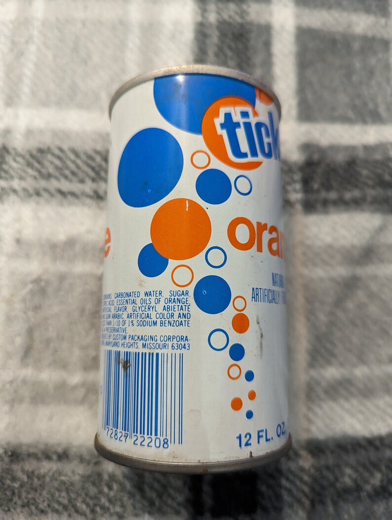 Ticket Orange Soda Can - Etsy