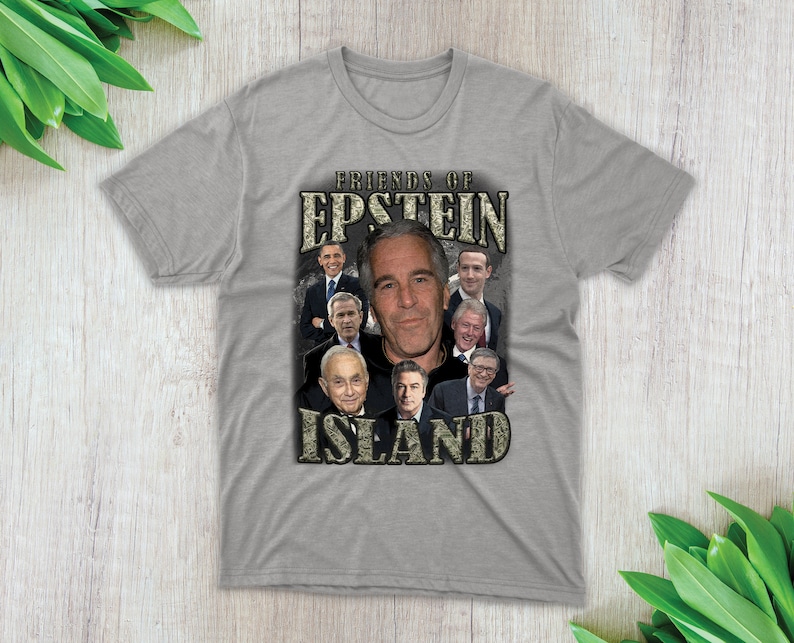 Epstein Island Tshirt Jeffrey Epstein Meme Shirt Vintage Bootleg ...